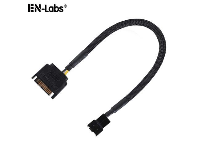 Click here for EN-Labs SATA to 3 Pin 4 Pin Fan Sleeved Power Spli... prices