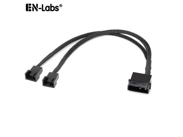 Click here for EN-Labs Molex to 3 Pin 4 Pin Fan Sleeved Power Spl... prices