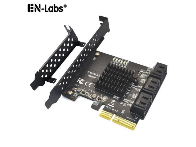 Click here for EN-Labs PCIe 4x to SATA Card 6 Ports  6 Gbps SATA... prices