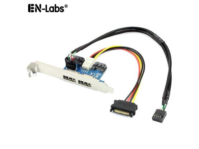 Click here for Desktop 2 Ports SATA to Power eSATA eSATAp 9Pin to... prices