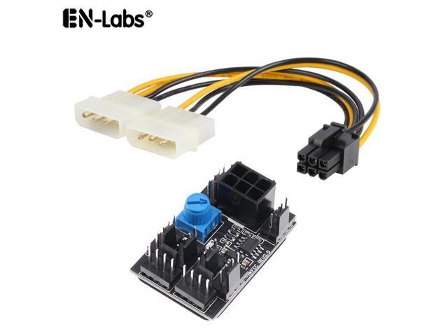 Click here for GPU 6Pin Powered PWM 4 Pin Fan Controller Hub 17A... prices