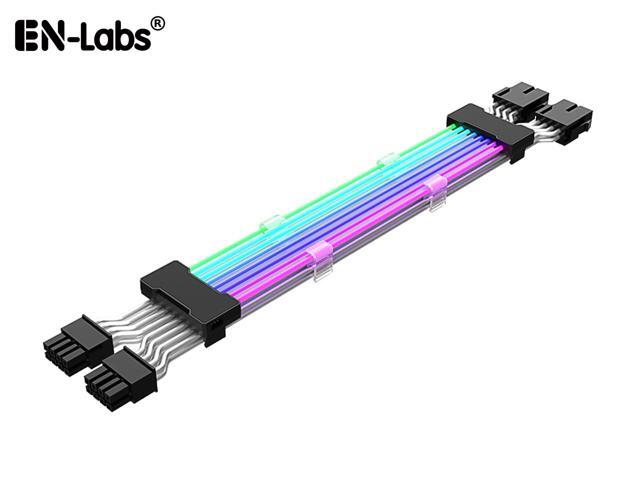 Click here for EN-Labs Dual PCIe 8 Pins Addressable RGB Power Ext... prices