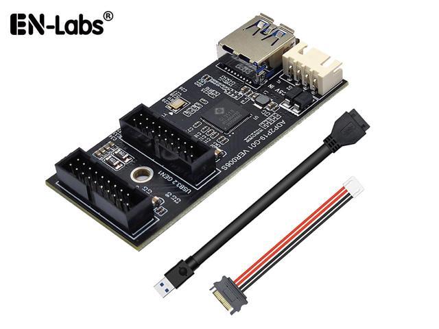 Click here for Internal USB 3.0 Hub  Motherboard USB 19/20P to Du... prices