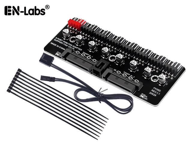 Click here for 8 Ports 12V/2A High Power Chassis Fan Hub 4 Pin PW... prices