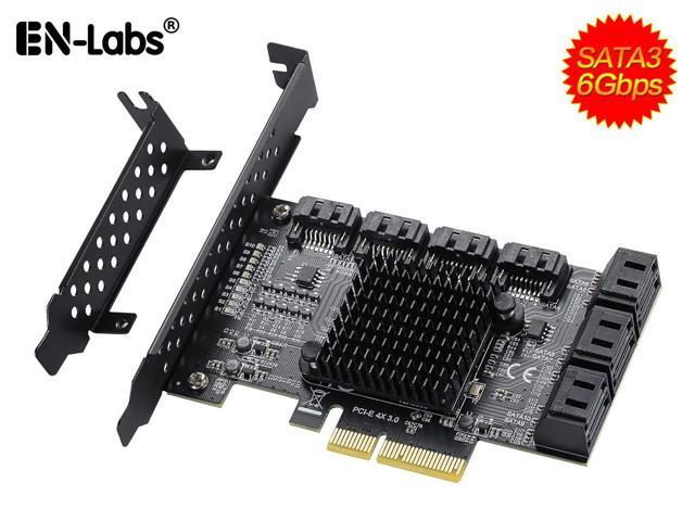 Click here for EN-Labs 10 Port SATA PCIe Card  6 Gbps SATA 3.0 to... prices