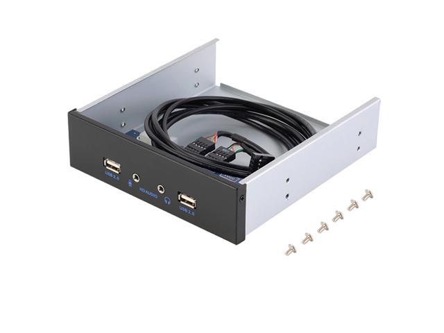 Click here for 5.25 Inch Front Panel 2 Port USB 2.0 Hub w/ HD Aud... prices
