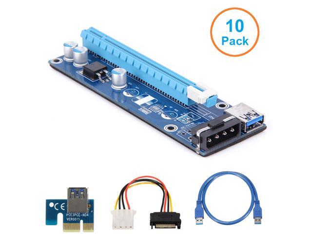 Click here for 10-Pack ITHOO Molex 4pin Powered PCI-E PCI Express... prices