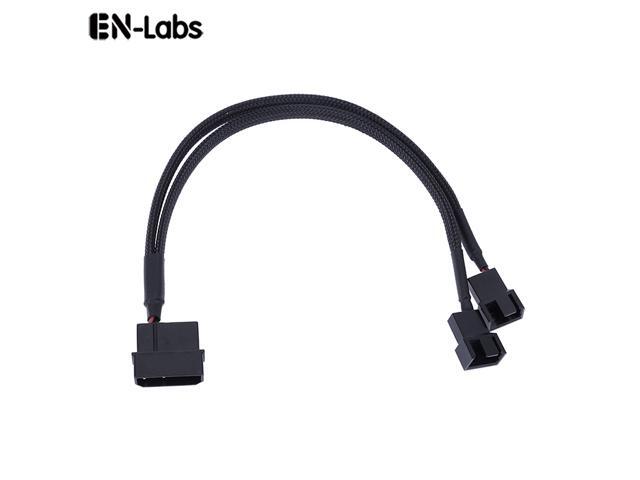 Click here for EnLabs LP422TX425CM 10 inch Black Sleeved 4pin IDE... prices