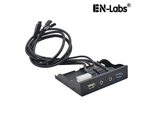 Click here for EnLabs FP35U2U3AM 3.5 inch USB Front Panel Audio M... prices