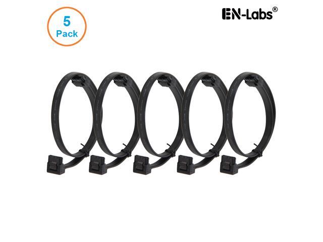 Click here for EnLabs 5PKSATAIII45CMBK90 5 Pack SATA 3.0 6Gbps St... prices