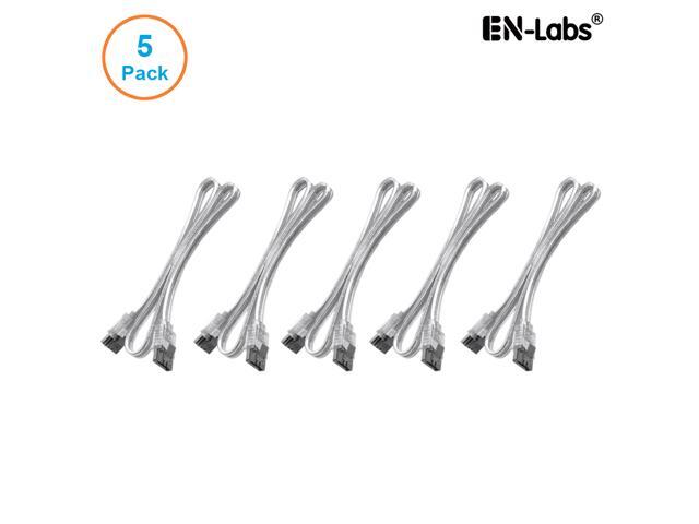 Click here for EnLabs 5PKSATAIII45CMCL 5 Pack SATA 3.0 6Gbps Stra... prices
