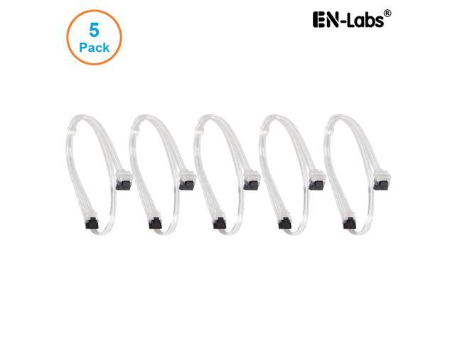 Click here for EnLabs 5PKSATAIII45CMCL90 5 Pack SATA 3.0 6Gbps St... prices