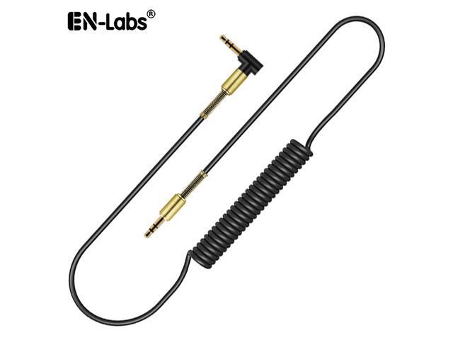 Click here for EnLabs CAR35MM1.5MBK Coiled 90 Degree 3.5mm Male t... prices