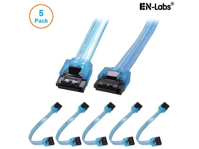 Click here for EnLabs 5PKSATAIII15CMBL 5 Pack SATA 3.0 6Gbps Stra... prices