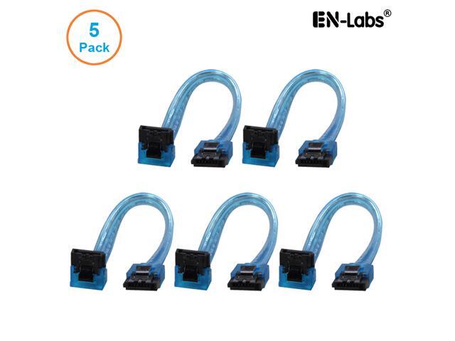 Click here for EnLabs 5PKSATAIII15CMBL90 5 Pack SATA 3.0 6Gbps St... prices