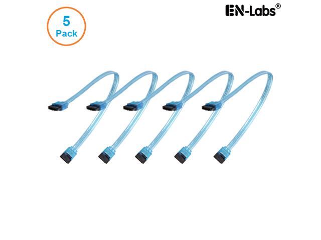 Click here for EnLabs 5PKSATAIII25CMBL 5 Pack SATA 3.0 6Gbps Stra... prices