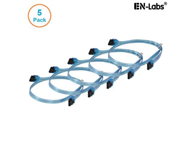 Click here for EnLabs 5PKSATAIII60CMBL 5 Pack SATA 3.0 6Gbps Stra... prices