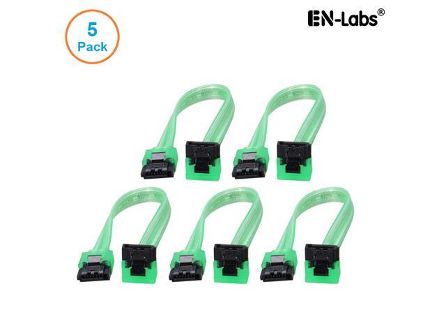 Click here for EnLabs 5PKSATAIII15CMGN90 5 Pack SATA 3.0 6Gbps St... prices