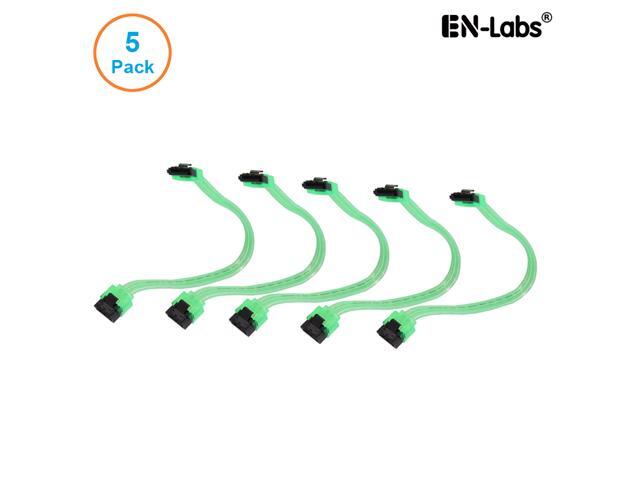 Click here for EnLabs 5PKSATAIII25CMGN 5 Pack SATA 3.0 6Gbps Stra... prices
