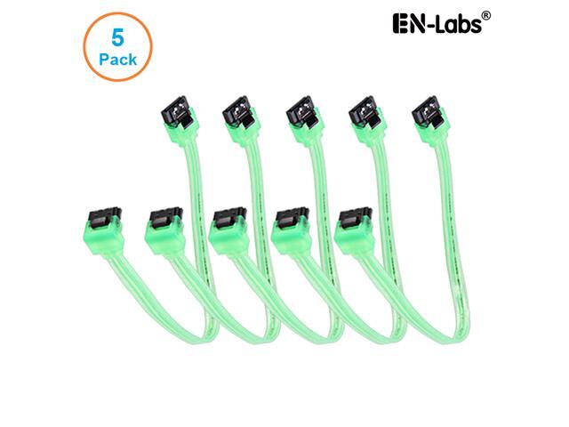Click here for EnLabs 5PKSATAIII25CMGN90 5 Pack SATA 3.0 6Gbps St... prices
