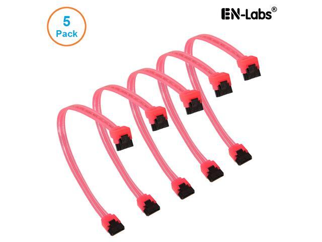 Click here for EnLabs 5PKSATAIII25CMRD90 5 Pack SATA 3.0 6Gbps St... prices