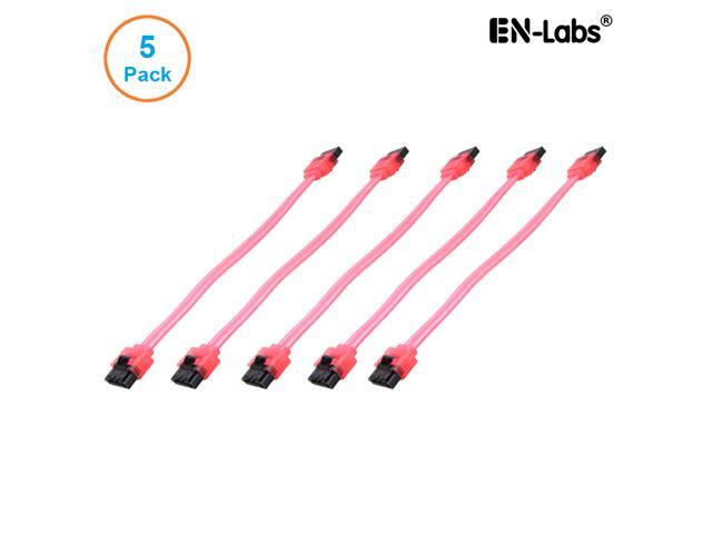 Click here for EnLabs 5PKSATAIII15CMRD 5 Pack SATA 3.0 6Gbps Stra... prices