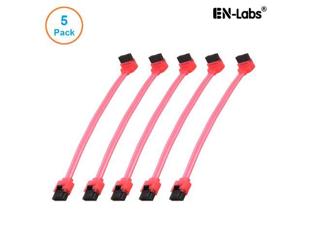 Click here for EnLabs 5PKSATAIII15CMRD90 5 Pack SATA 3.0 6Gbps St... prices