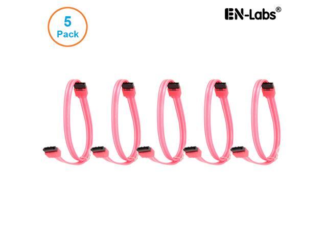 Click here for EnLabs 5PKSATAIII60CMRD 5 Pack SATA 3.0 6Gbps Stra... prices