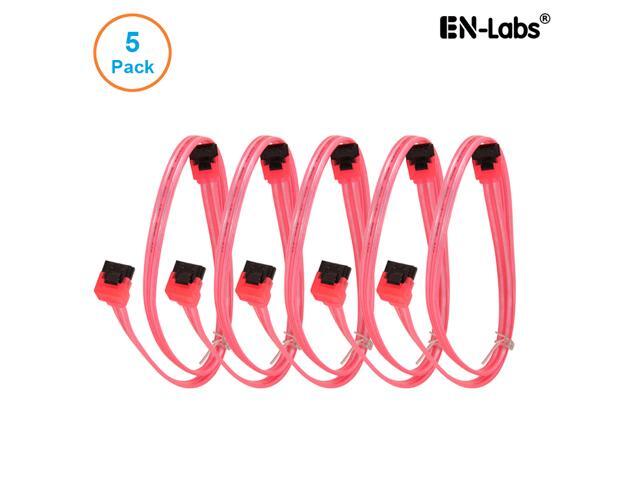 Click here for EnLabs 5PKSATAIII60CMRD90 5 Pack SATA 3.0 6Gbps St... prices