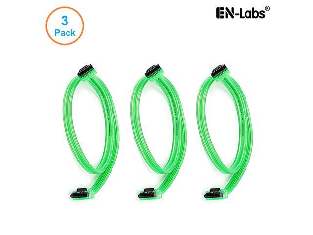 Click here for EnLabs 3PKSATAIII18GNA 3 Pack SATA 3.0 6Gbps Strai... prices