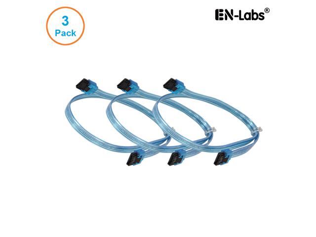 Click here for EnLabs 3PKSATAIII24BL 3 Pack SATA 3.0 6Gbps Straig... prices