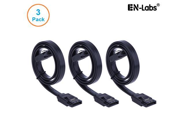 Click here for EnLabs 3PKSATAIII24BK 3 Pack SATA 3.0 6Gbps Straig... prices