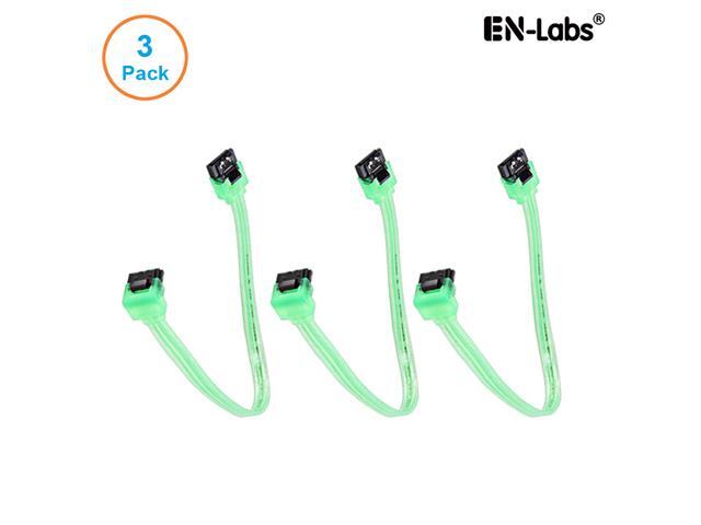 Click here for EnLabs 3PKSATAIII10GNA 3 Pack SATA 3.0 6Gbps Strai... prices
