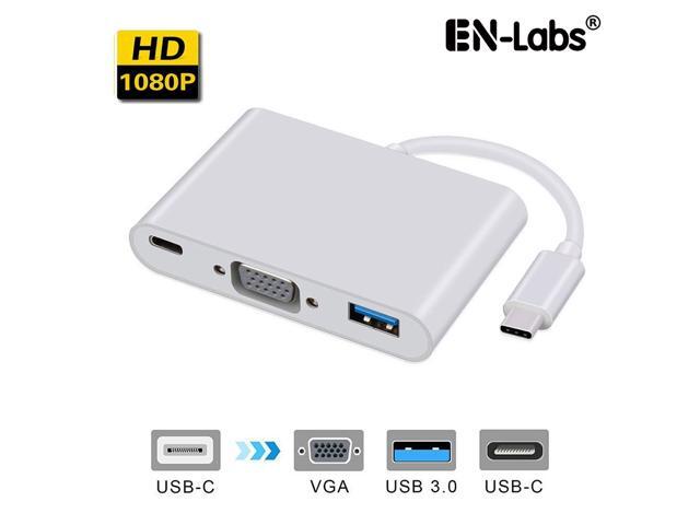 Click here for Enlabs USBC2VGAUAPD 3-in-1 USB Type-C to USB-C DP... prices