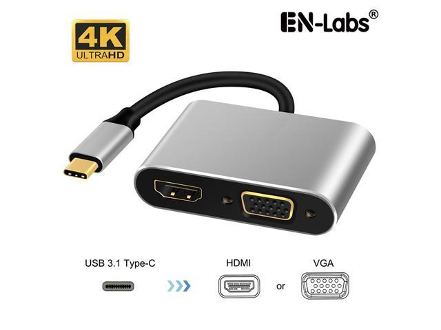 Click here for EnLabs USBC2VHDGY USB 3.1 Type-C to HDMI VGA Adapt... prices