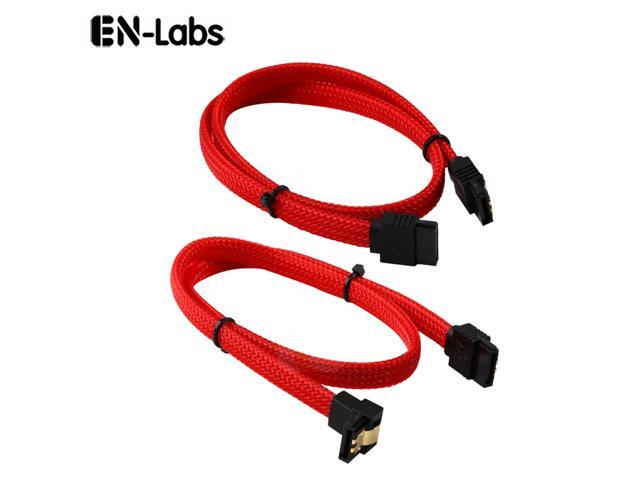 Click here for Enlabs PRSATA50CM2PKRD Lot of 2 Sleeved SATA III 6... prices