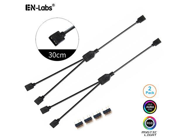 Click here for Enlabs 2 Pack 5V 3-Pin RGB 2-Way Female to x Femal... prices