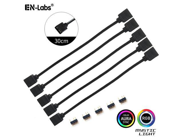 Click here for Enlabs 5 Pack 5V 3-Pin RGB Female to Female RBW LE... prices