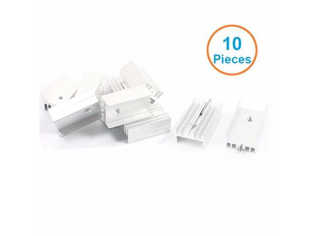 Click here for 10pcs/lot Silver Aluminum 25x15x11mm TO-220 TO220... prices