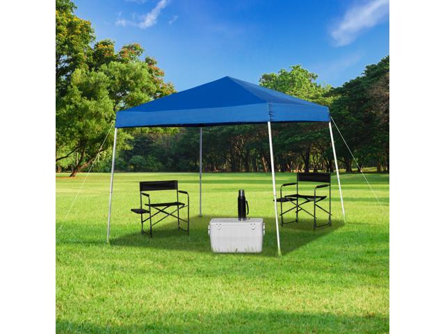 Click here for 8x8 Blue Outdoor Pop Up Event Slanted Leg Canopy T... prices