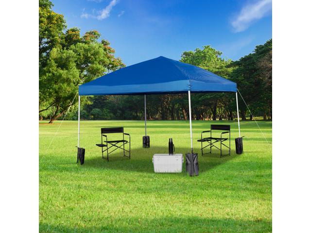 Click here for 10x10 Blue Pop Up Event Straight Leg Canopy Tent w... prices
