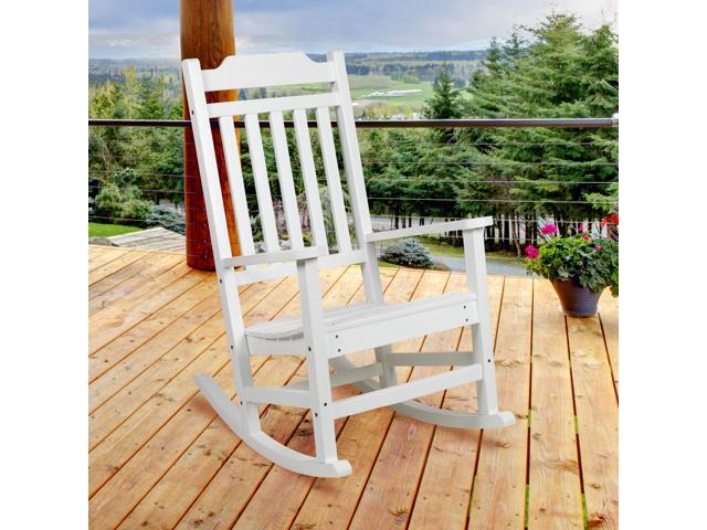 Click here for Winston All-Weather Rocking Chair in White Faux Wo... prices