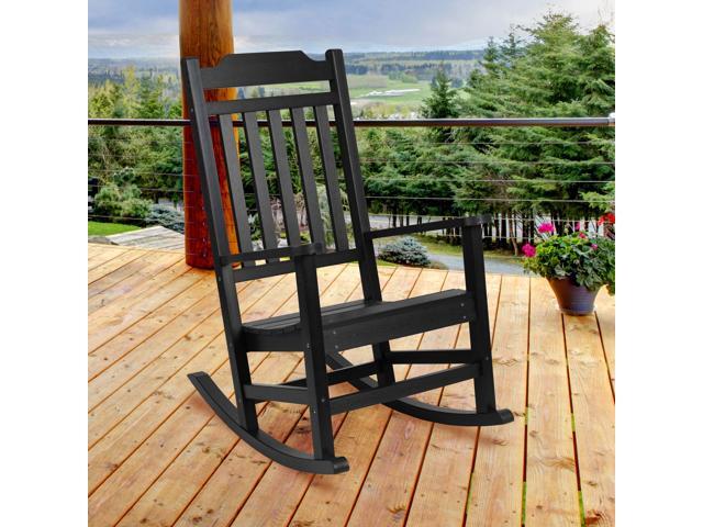 Click here for Winston All-Weather Rocking Chair in Black Faux Wo... prices