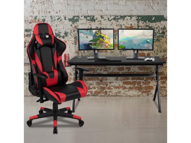 Click here for Gaming Desk and Red/Black Reclining Gaming Chair S... prices