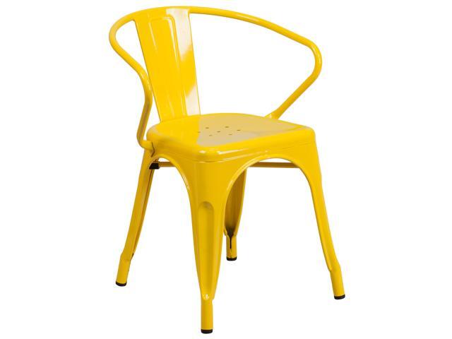 Click here for Commercial Grade Yellow Metal Indoor-Outdoor Chair... prices