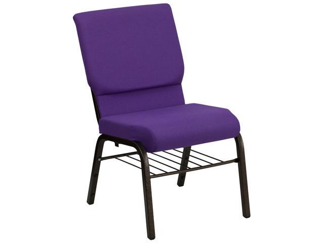 Click here for HERCULES Series 18.5W Church Chair in Purple Fabri... prices