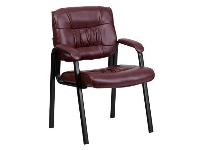 Click here for Burgundy LeatherSoft Executive Side Reception Chai... prices