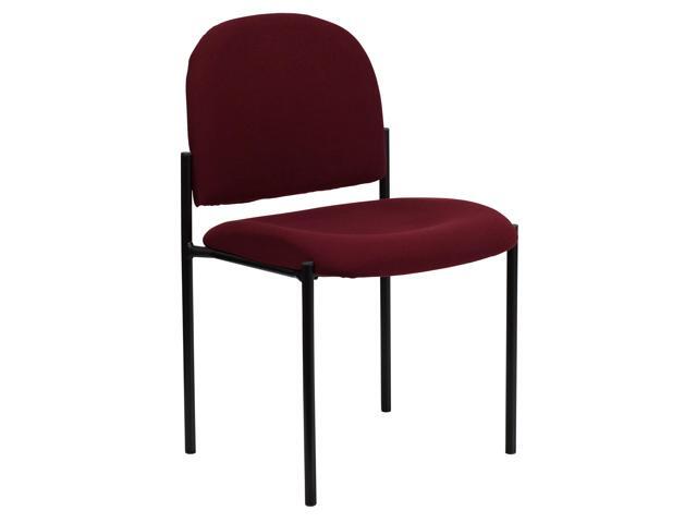 Click here for Comfort Burgundy Fabric Stackable Steel Side Recep... prices