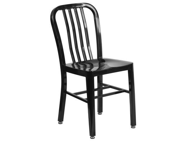 Click here for Commercial Grade Black Metal Indoor-Outdoor Chair prices
