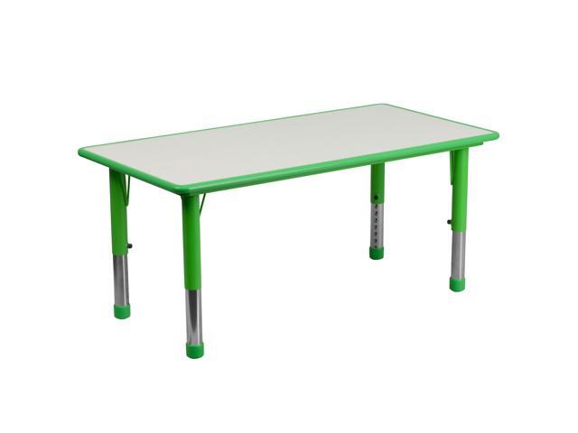 Click here for 23.625W x 47.25L Rectangular Green Plastic Height... prices